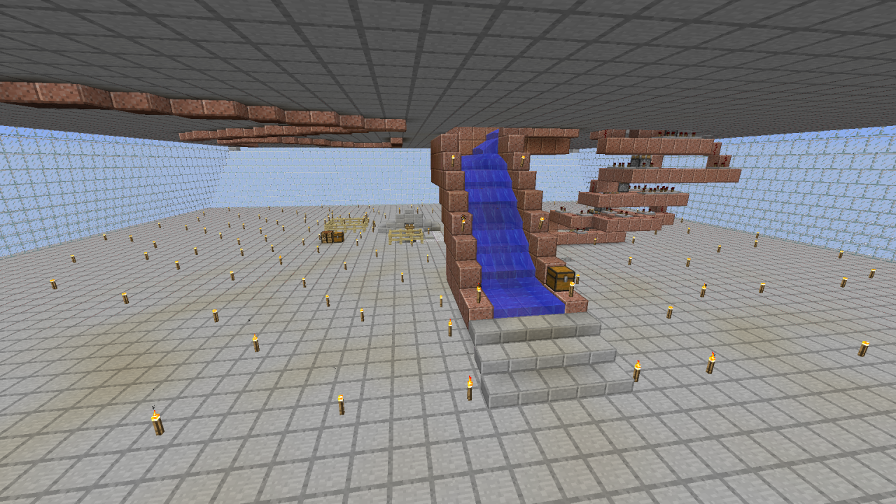 massive glass pyramid Minecraft Map