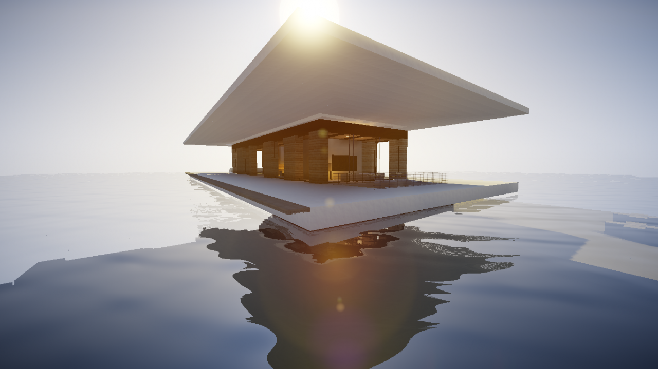 Floating House Minecraft Project