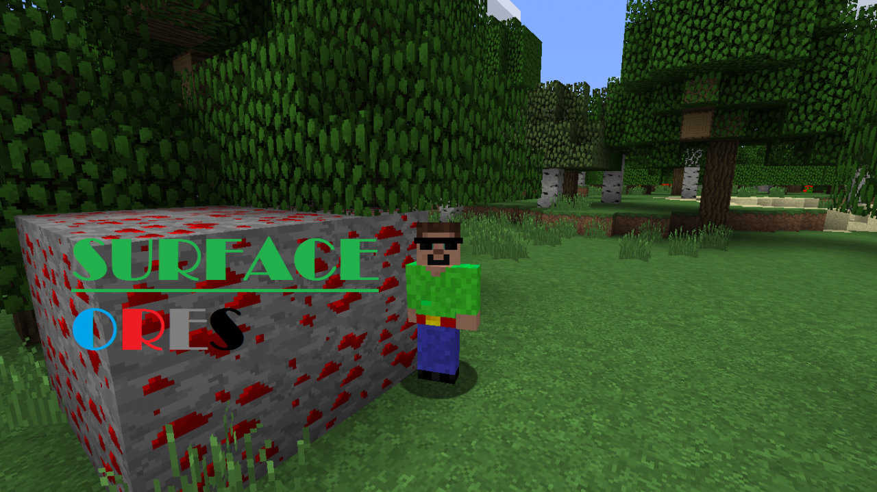 Surface Ore In Only One Command Minecraft Map