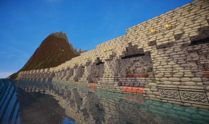 Sea Wall - Mountain Project #1 Minecraft Map
