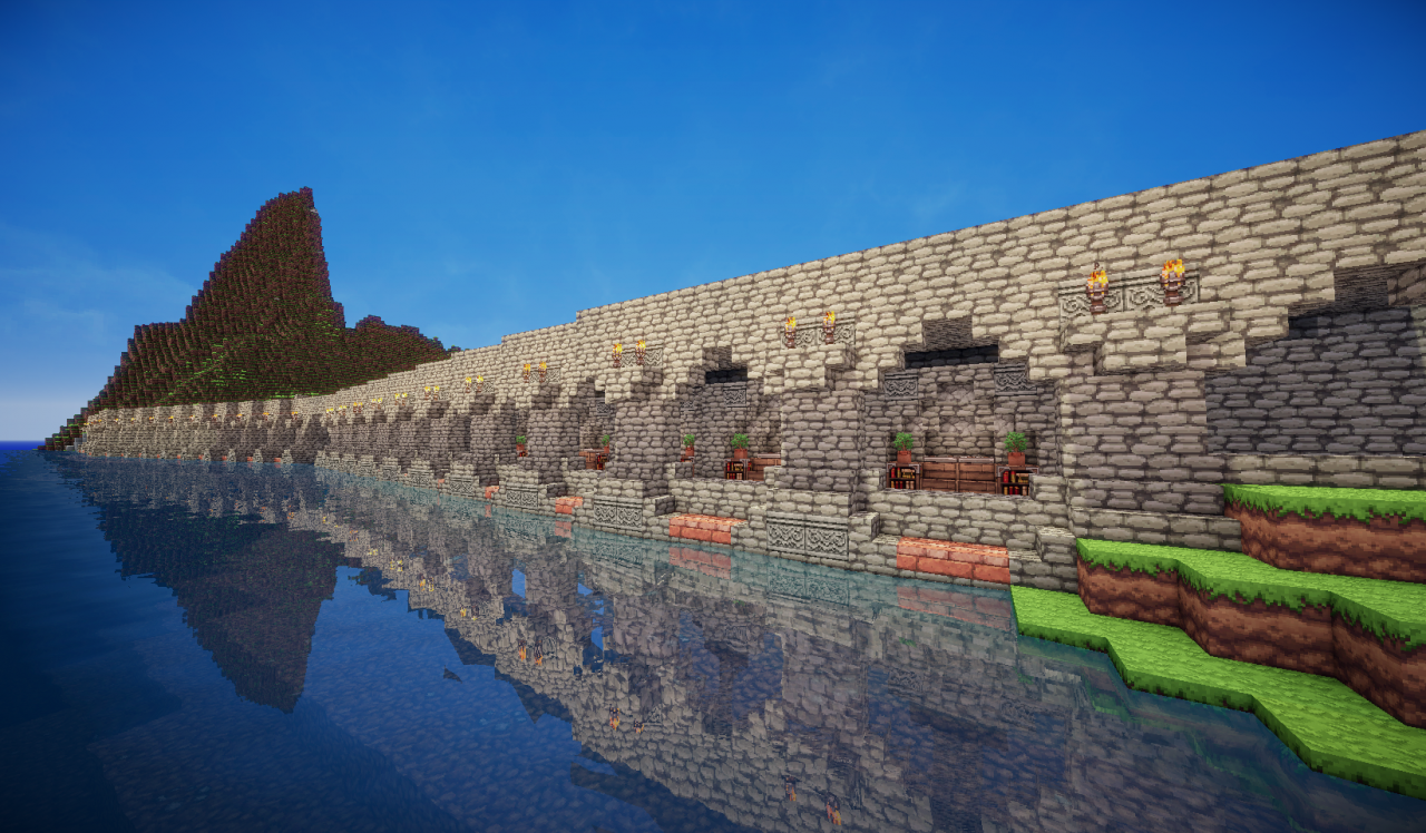 Sea Wall - Mountain Project #1 Minecraft Map