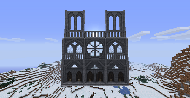Snowy Cathedral (and other dungeons) Minecraft Map
