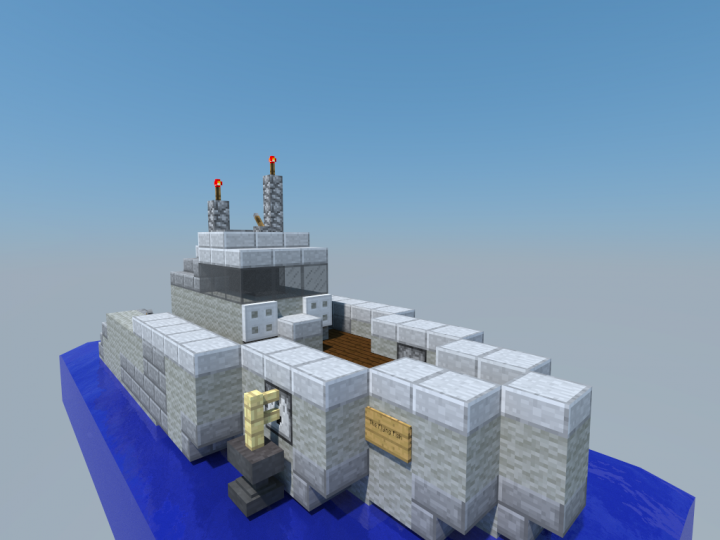 Small Boat - The Flying Fish Minecraft Map