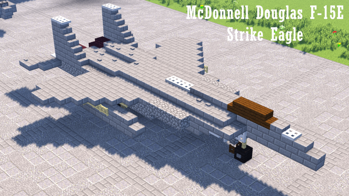 McDonnell Douglas F-15E Strike Eagle Minecraft Map