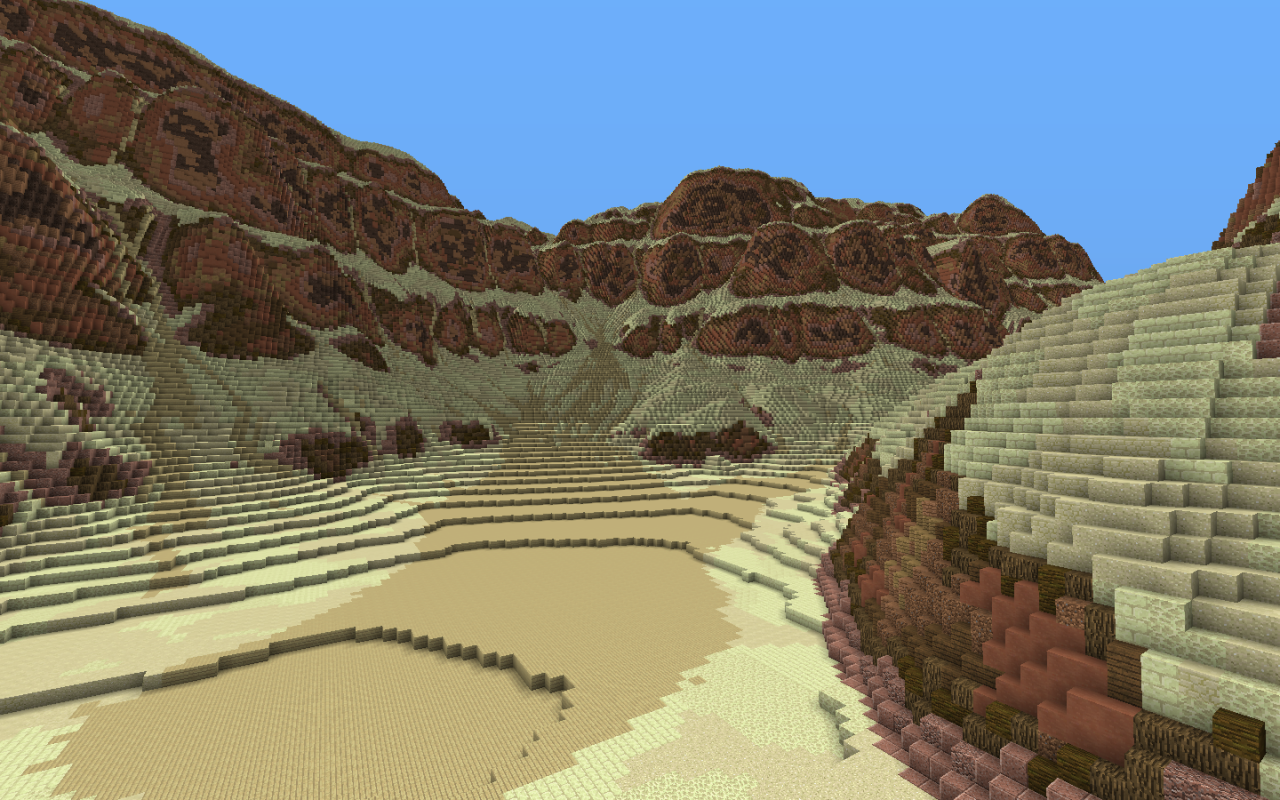 Scorched: [1000 x 1000] Minecraft Map