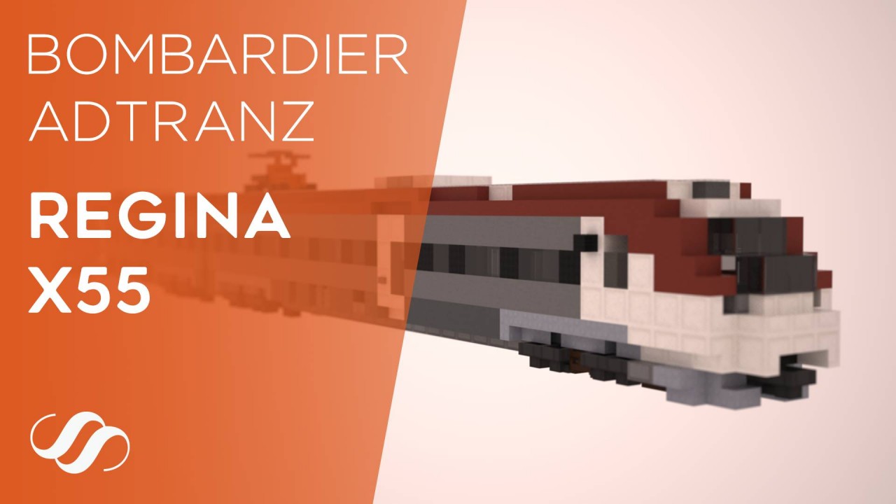 Bombardier Regina X55 Commuter Train Minecraft Map