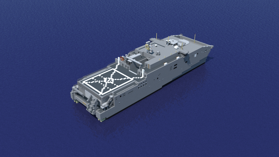 USNS Spearhead (T-EPF-1) 1:1 scale Minecraft Map