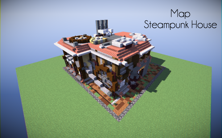[Map]Steampunk House 1.2 Minecraft Map