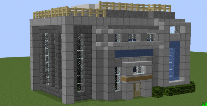 Modern Police Station Design [Basic] Minecraft Map