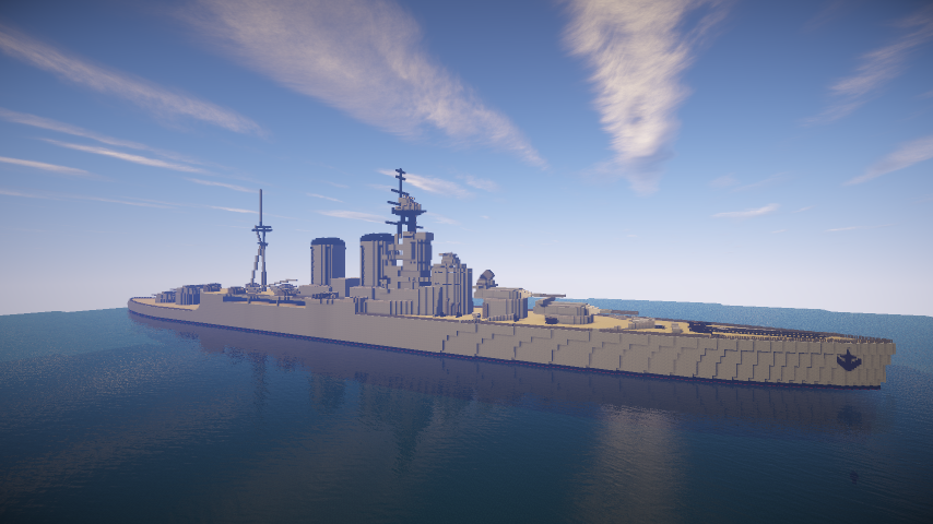 HMS Hood Minecraft Map
