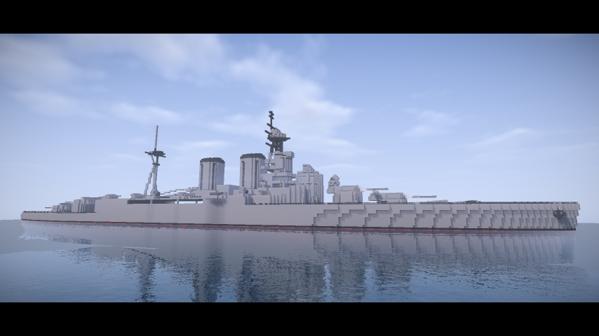 HMS Hood Minecraft Map
