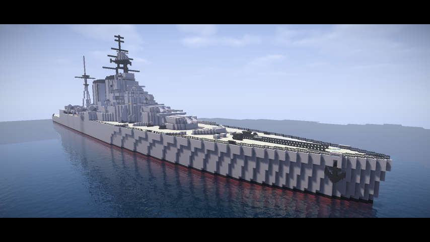 HMS Hood Minecraft Map