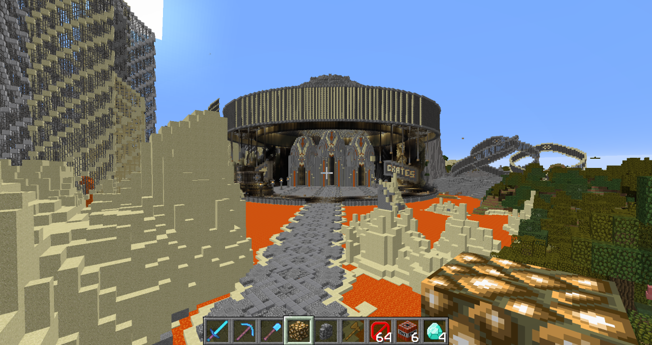 Manic-crafts Factions Server Spawn Minecraft Map