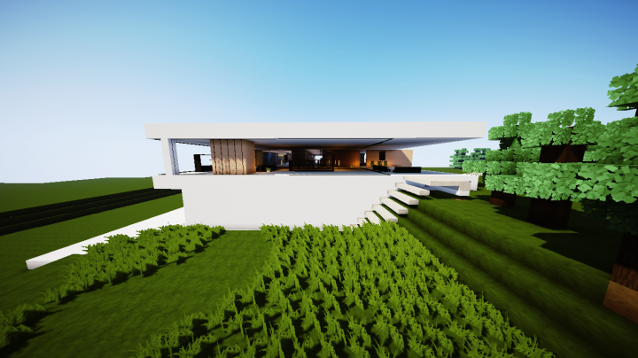 The Glass Pavilion House Minecraft Map