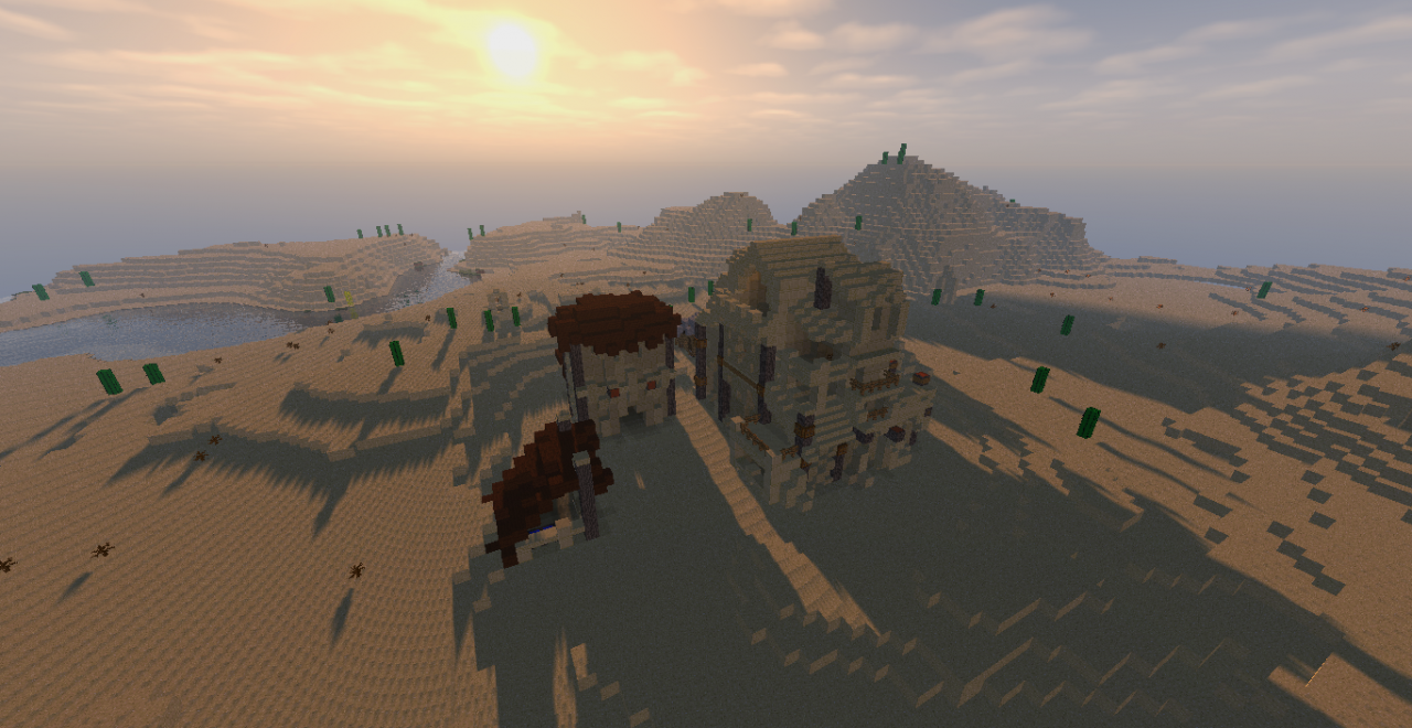 Desert Settlement Minecraft Map