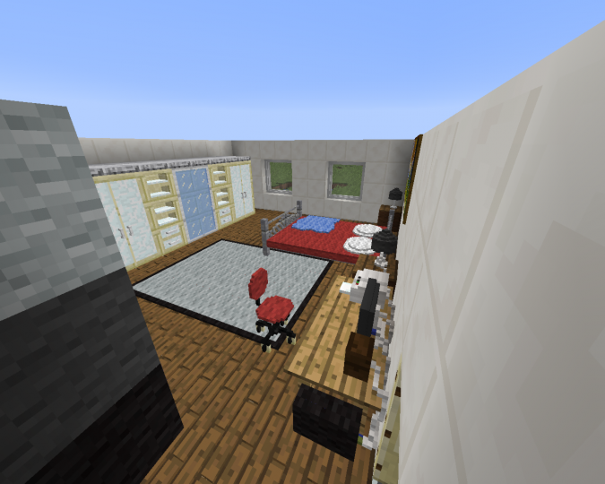 [1.8.9] Minecraft Bedroom Modded Minecraft Map