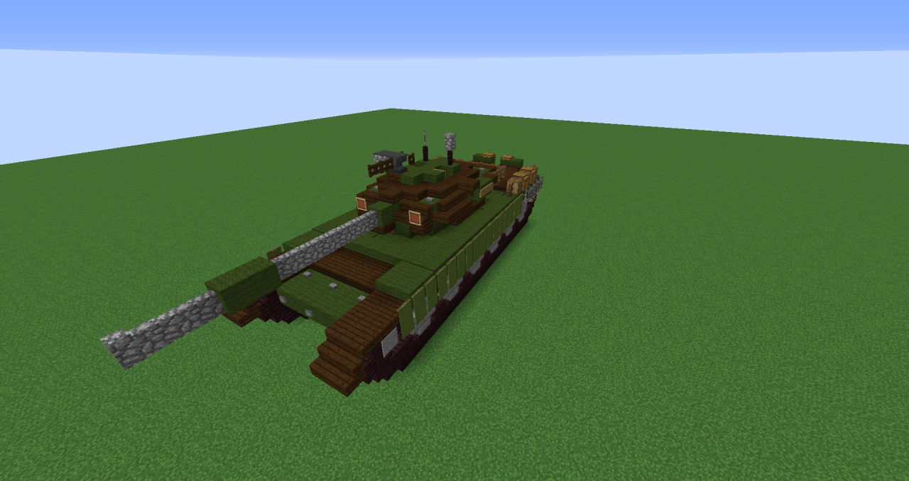 T-90 Main Russian Battle Tank Minecraft Map