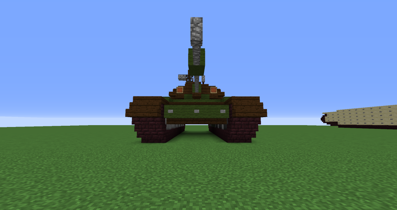 T-90 Main Russian Battle Tank Minecraft Map