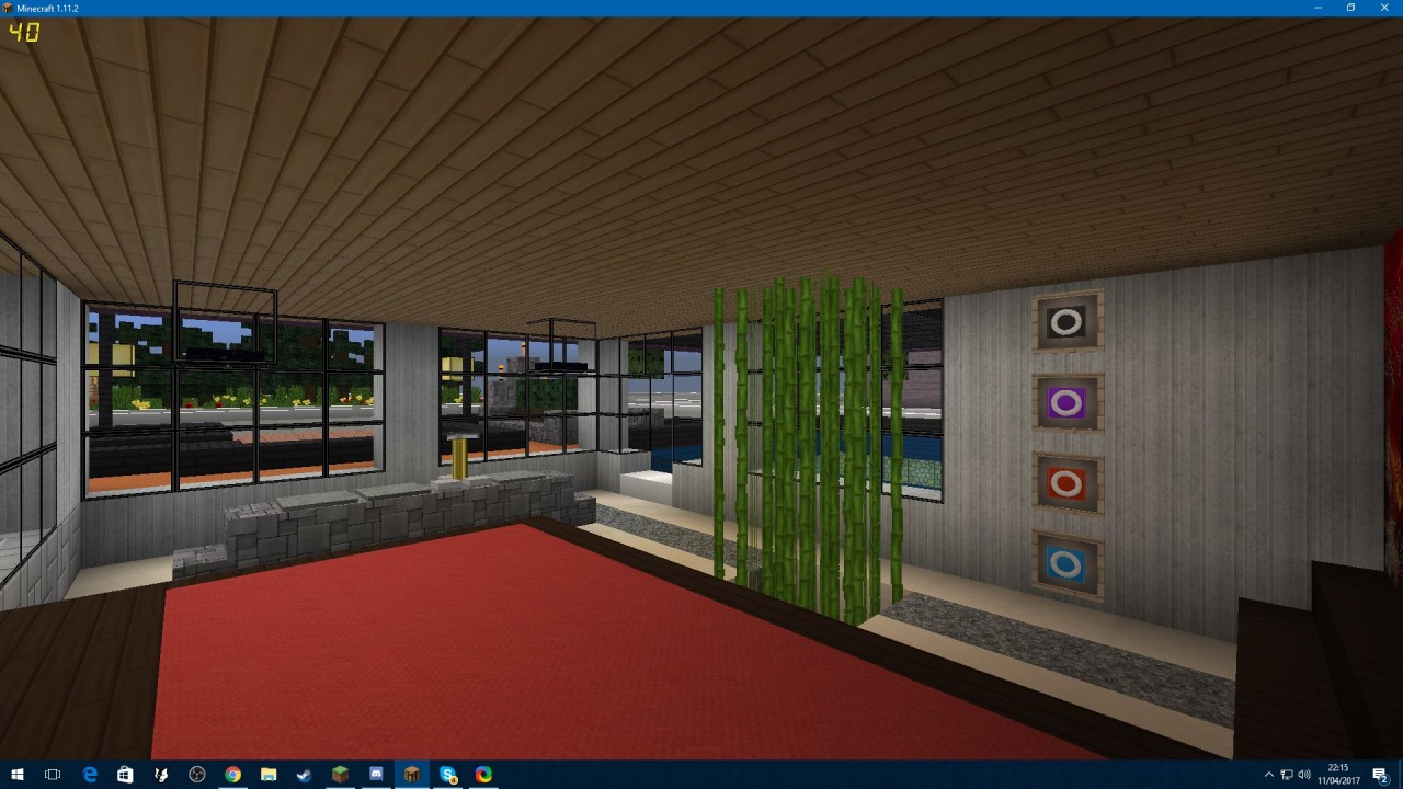 modern house - purple Minecraft Map