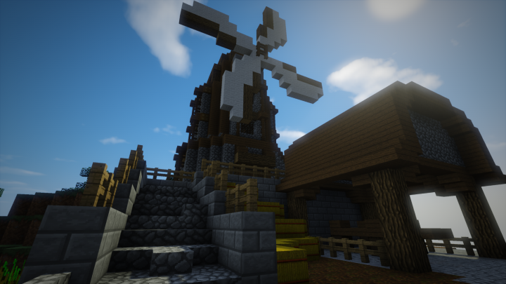 Medieval mill Minecraft Map