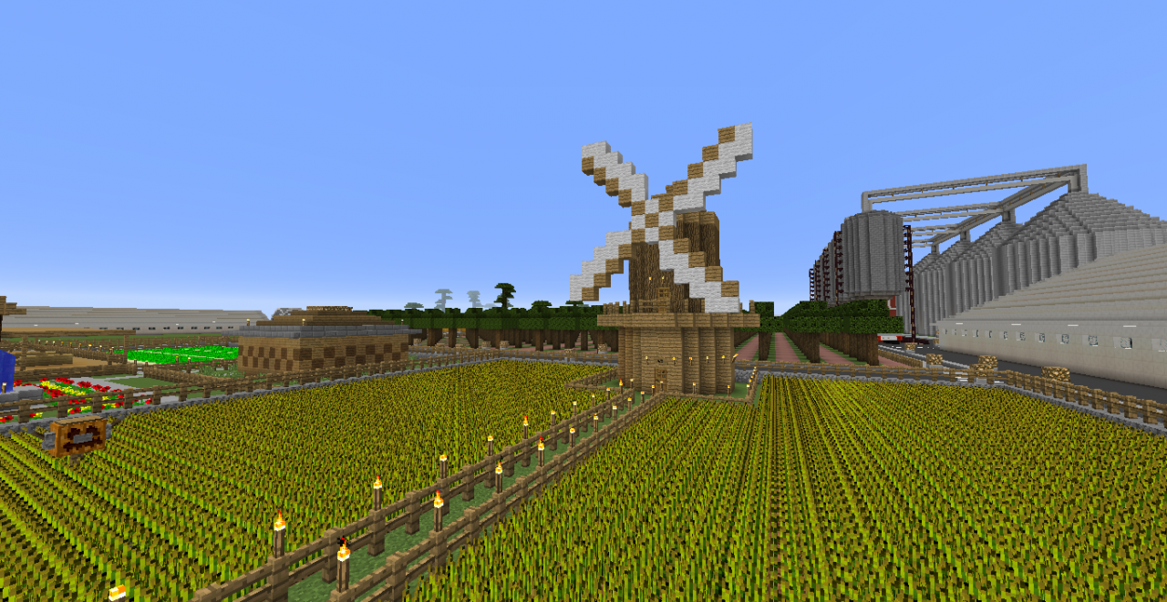 Modern Farm Minecraft Map
