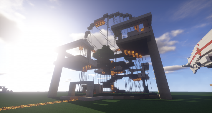 Cylinder Glass house! Minecraft Map
