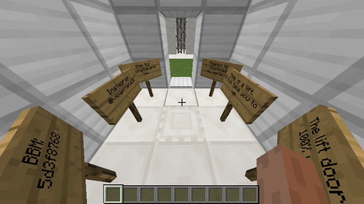 Working Lift (New Version) Minecraft Map