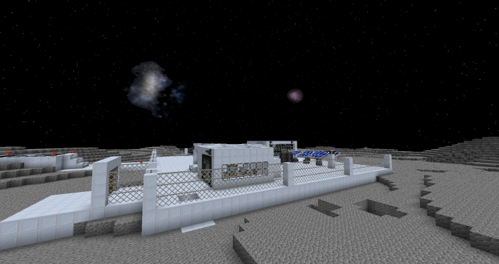 Small moon base Minecraft Map