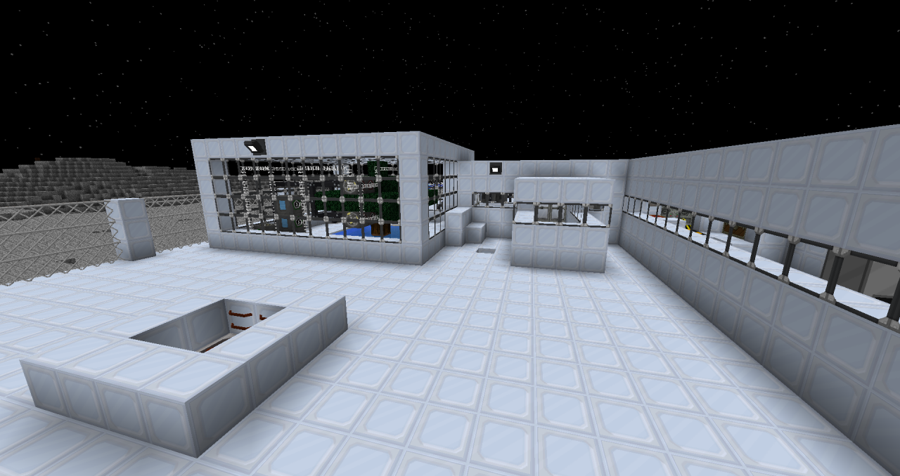 Small moon base Minecraft Map