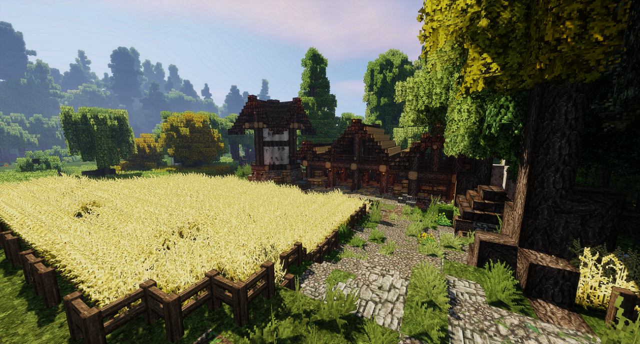 Medieval - Stables and Silo Minecraft Project