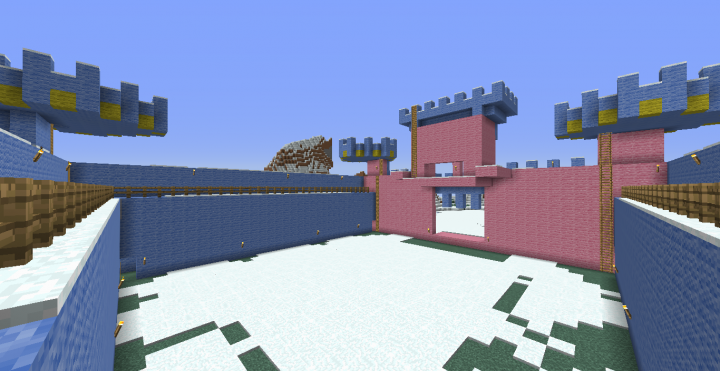 Pink Castle Minecraft Map