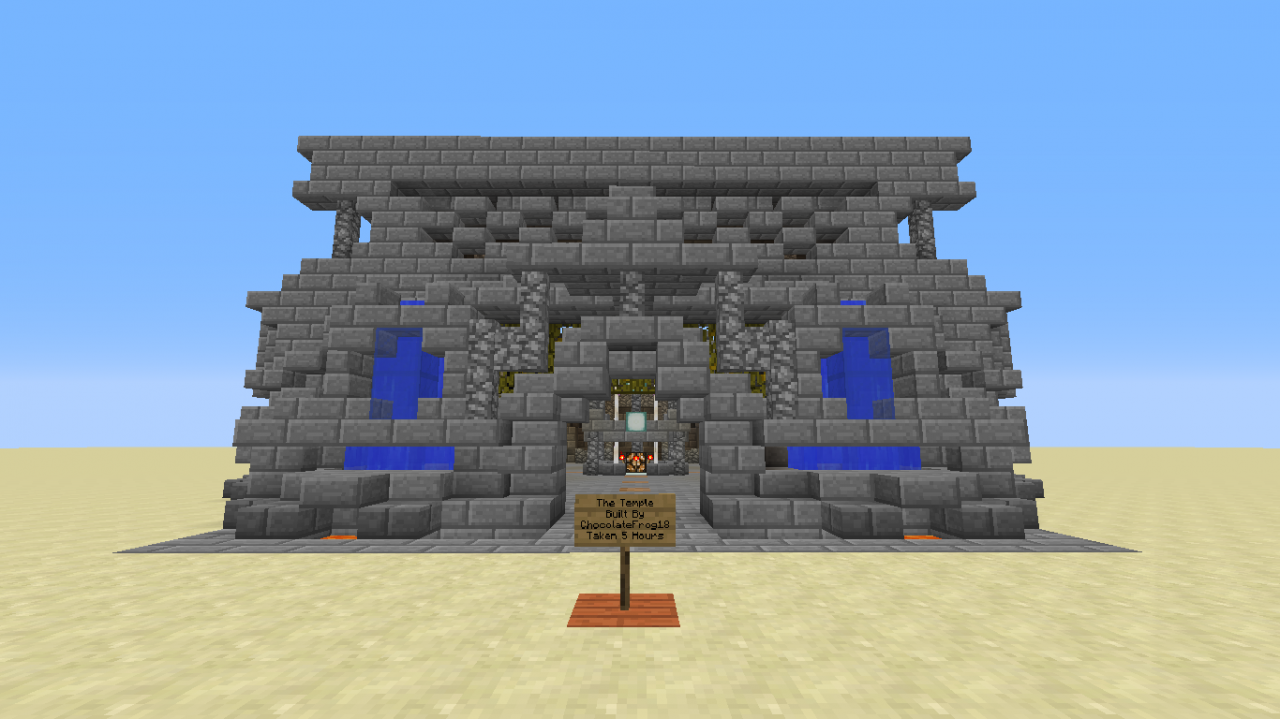 Stone Brick Temple Minecraft Map