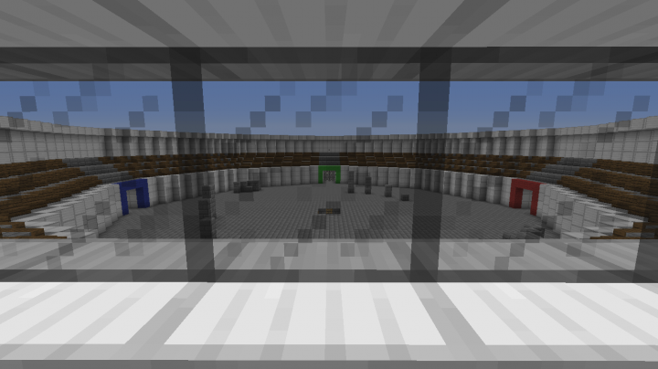 Arena with kits fully playable Minecraft Map