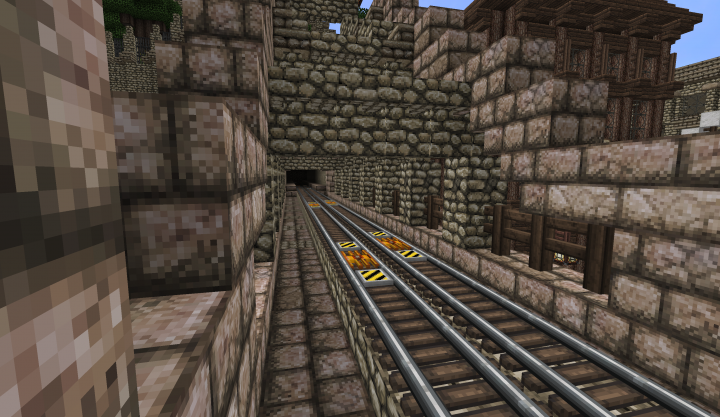 Railway bridge Minecraft Map