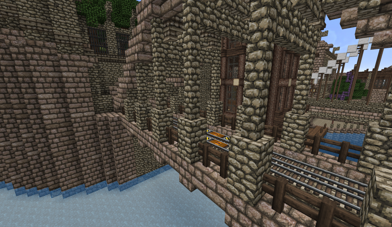 Railway bridge Minecraft Map