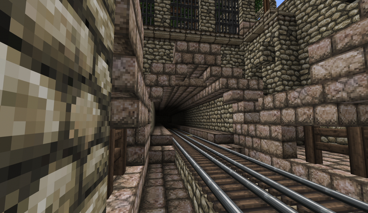 Railway bridge Minecraft Map