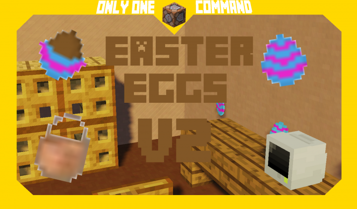 Easter Special | Easter Eggs V2 | Command Block Creation Minecraft Map