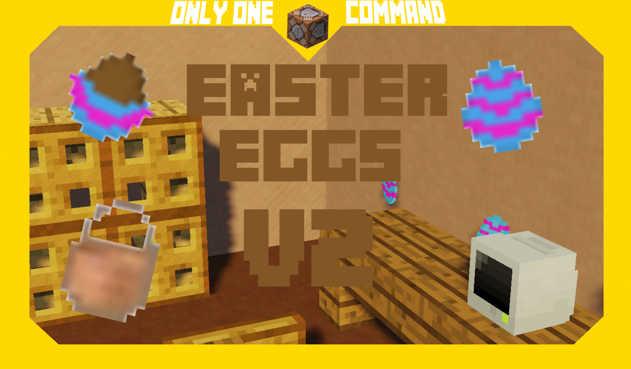 Easter Special | Easter Eggs V2 | Command Block Creation Minecraft Project