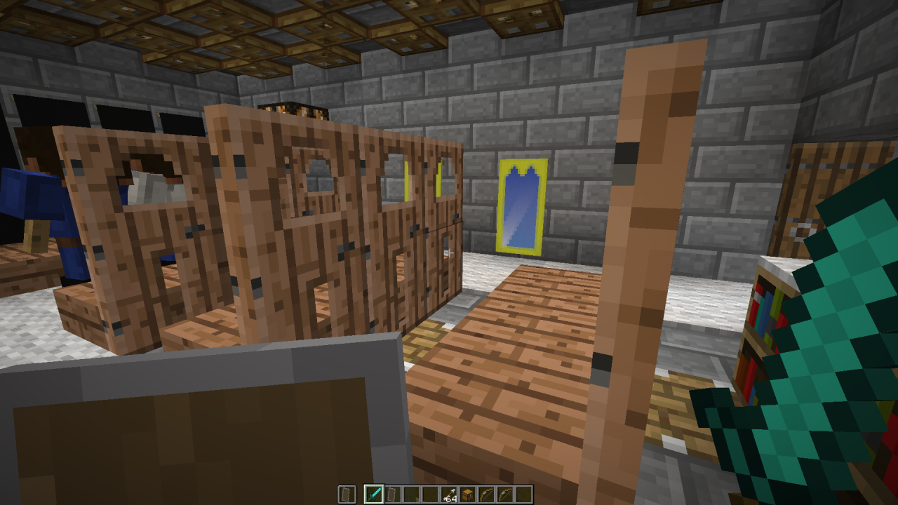 Fortress with Clash of Clans Base Nearby Minecraft Map