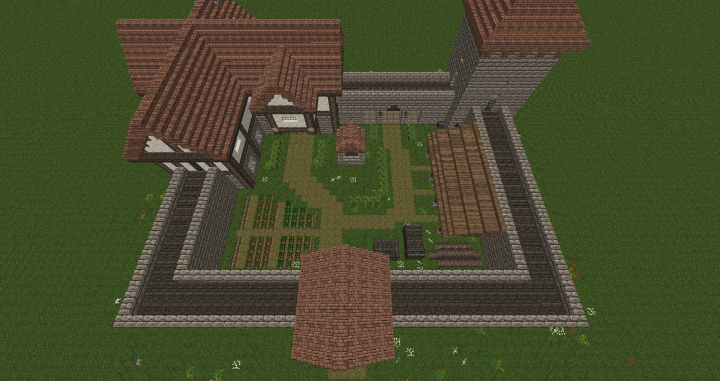Fortified Medieval House Minecraft Map