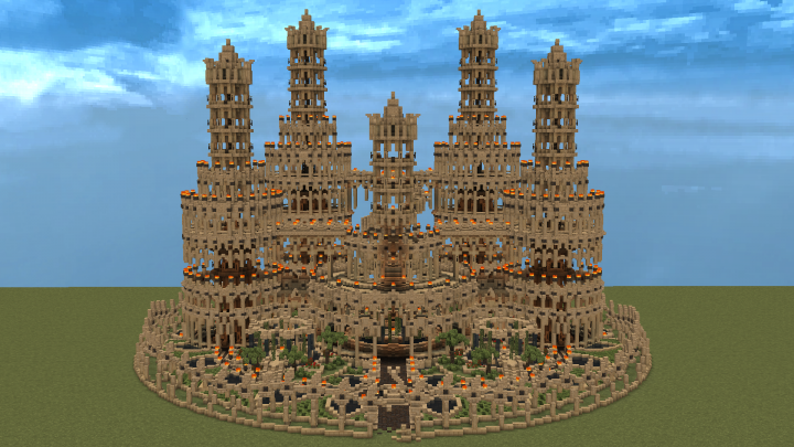 The Fire Wyrm's Oasis Minecraft Map