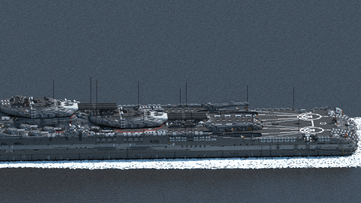 [AU] Uraga Class Battleship Minecraft Map