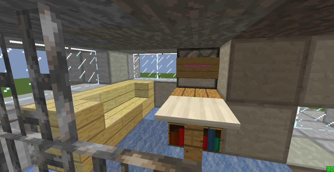 Modern Police Station Design [Basic] Minecraft Map