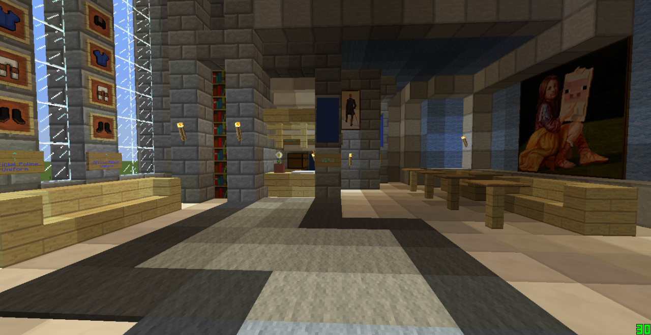 Modern Police Station Design [Basic] Minecraft Map