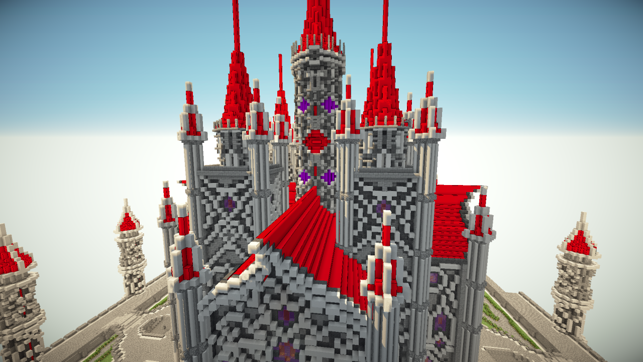 Building Survival Base - Castle Minecraft Map