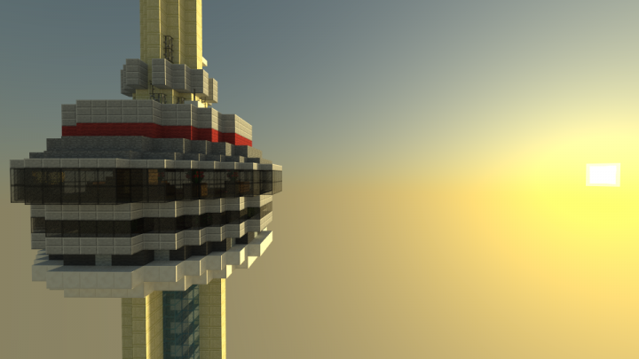 CN Tower (Canadian National Tower) [V3] Minecraft Map