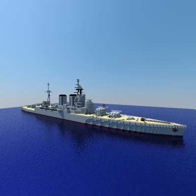 HMS Hood Minecraft Map