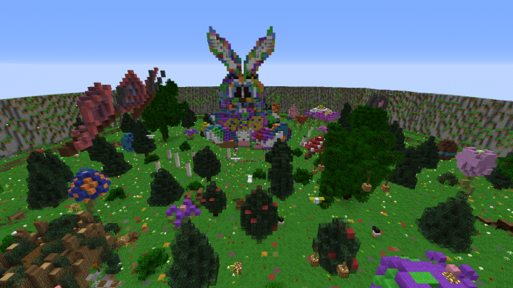 New Amazing Easter Egg Hunt Map, No Commands, No Spawners, No Lag, Best Easter Egg Hunt Map Ever ...