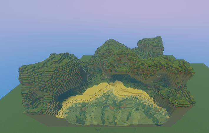 Simple terrain Minecraft Map