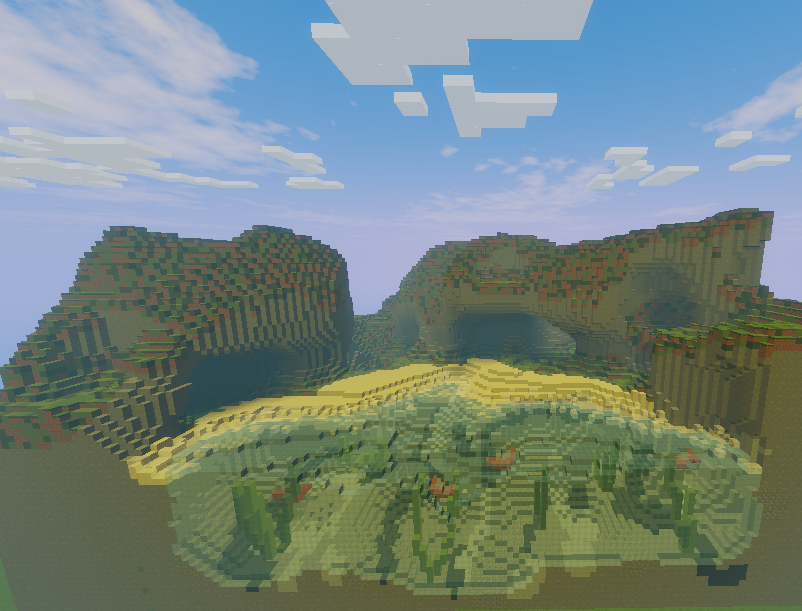 Simple terrain Minecraft Map